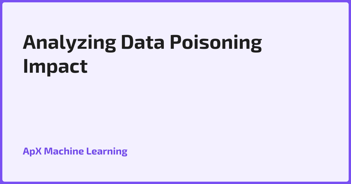 Analyzing Data Poisoning Impact 9535