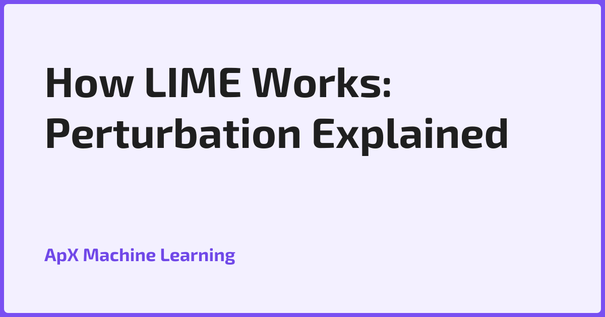 How LIME Works: Perturbation Explained