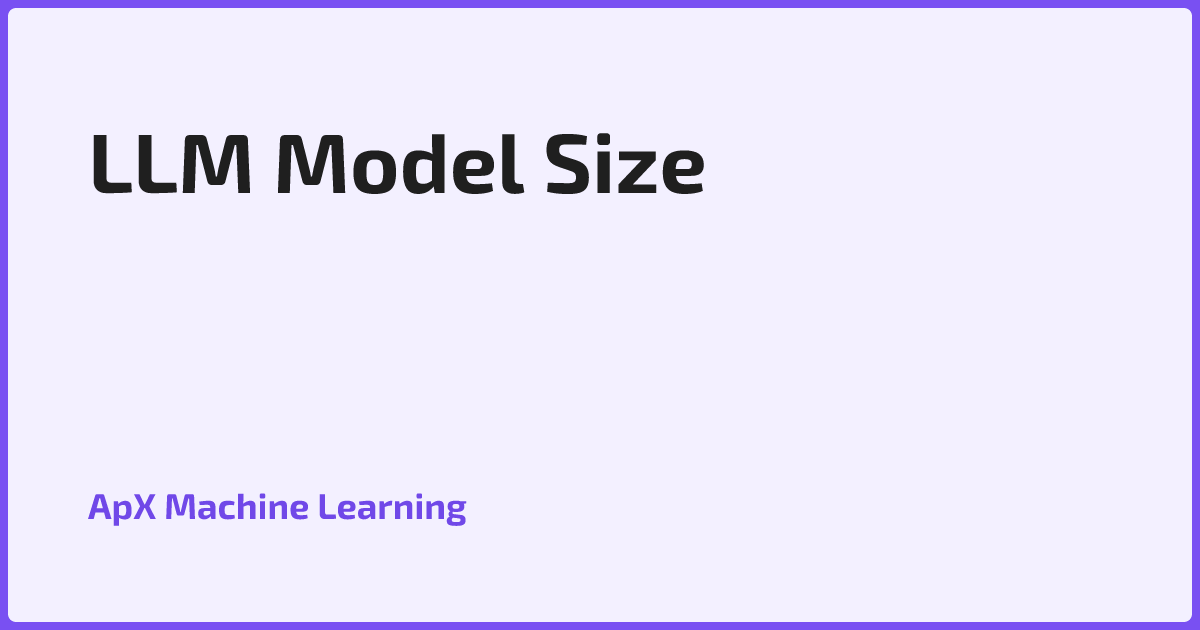 LLM Model Size & Hardware Requirements Explained