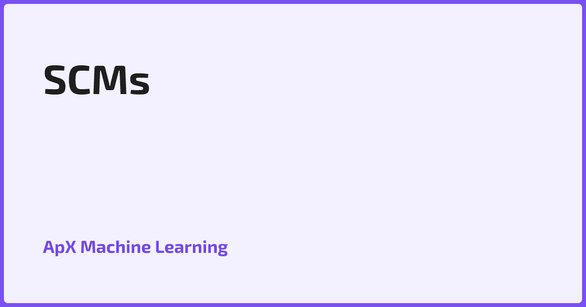 SCMs & Identification | Adv Causal Inference ML