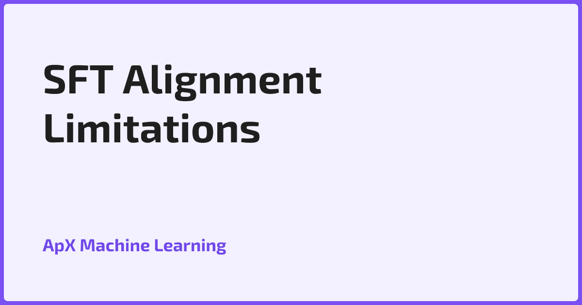 SFT Alignment Limitations