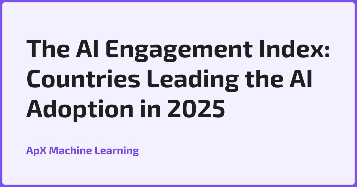 The AI Engagement Index: Countries Leading the AI Adoption in 2025