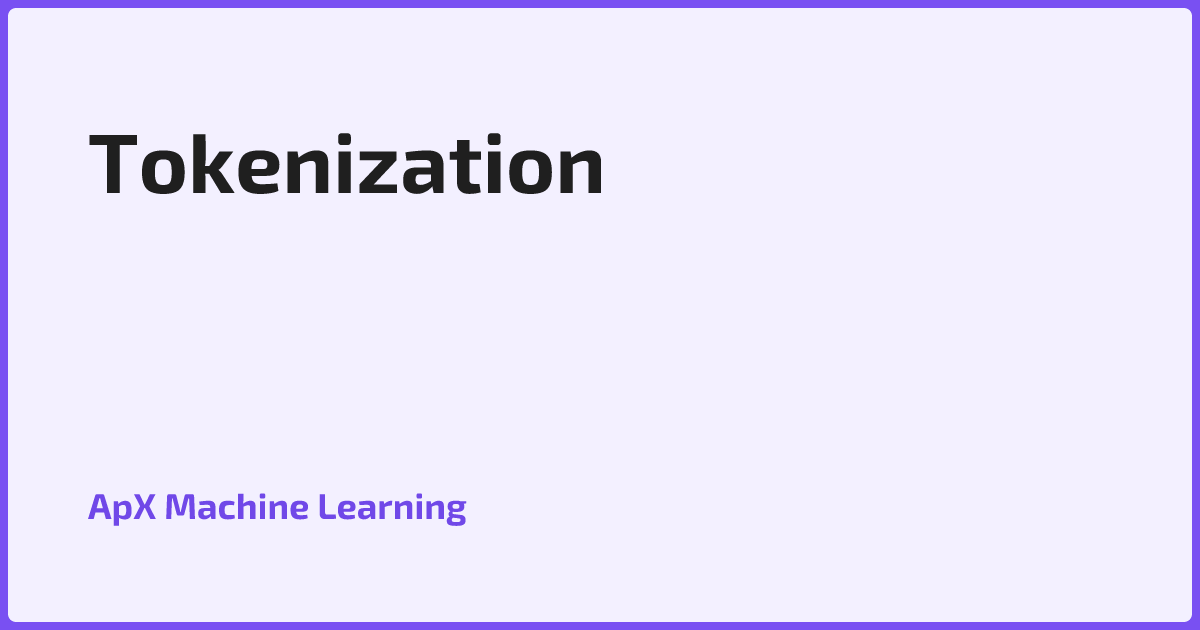 Tokenization & Vocabulary for RNNs